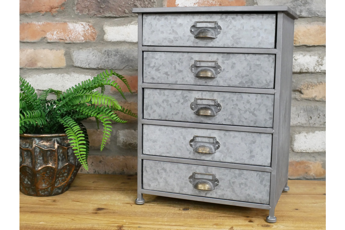 Petite Metal Industrial Office Desktop Storage Unit